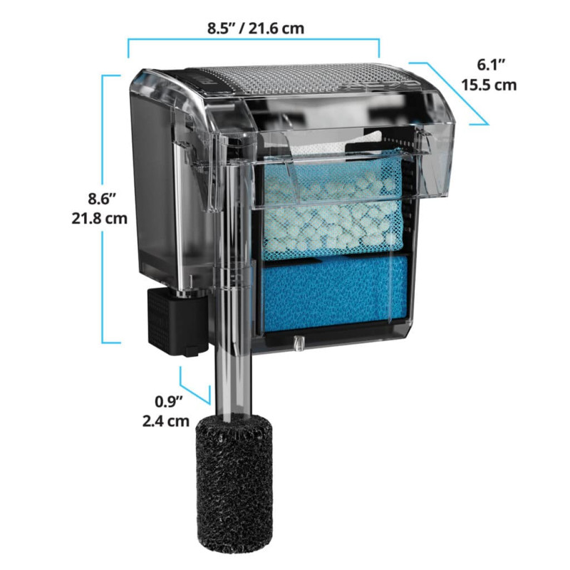 Fluval AquaClear AC70 Power Filter, 40-70 US Gal / 152-265 L